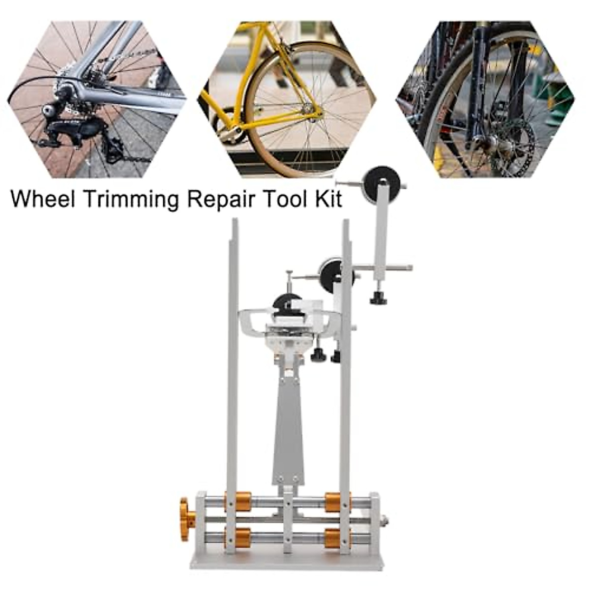 EODSAD Professional Bicycle Wheel Truing Stand Repair Truing Bearing Stand 10"-29" Bike Wheel Tuning Stand Bike Repair Maintenance Support Tool