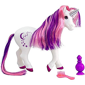 Breyer Horses Color Changing Bath Toy | Luna The Unicorn | Purple / Pink / White with Surprise Blue Color | 8.5" x 7" | Ages 3+ | Model #7233, Purple, White, Pink