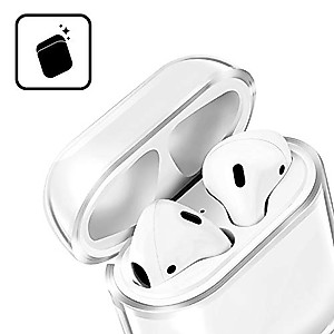 Head Case Designs Officially Licensed NHL Carolina Hurricanes Team Logo 1 Clear Hard Crystal Cover Compatible with Apple AirPods Pro Charging Case