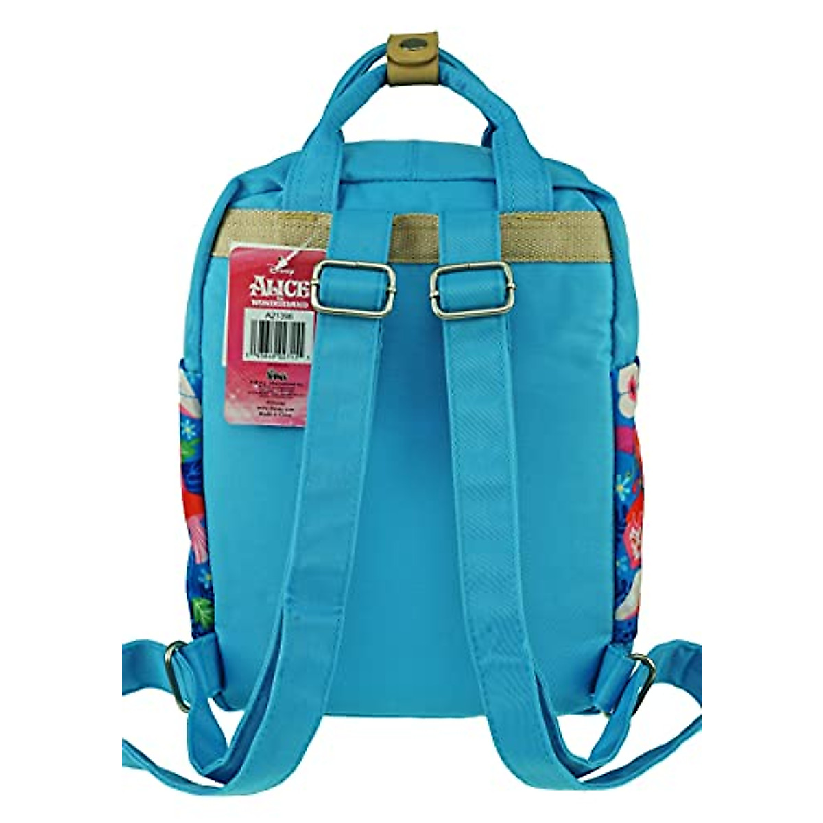 KBNL Alice in Wonderland Nylon 12In Backpack/Daypack - A21396, KBNL-12INCH-NYLON, Medium