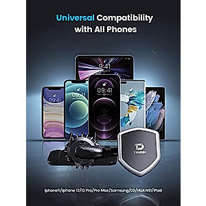 【Military-Grade Magnetic Vent Hook】 Phone Holder for Car【Ultra Sturdy】 Hands-Free Car Phone Holder Mount【Sharp Turns & Bumpy Roads Friendly】 Compatible with iPhone, Samsung,All Smartphones (Long Arm)