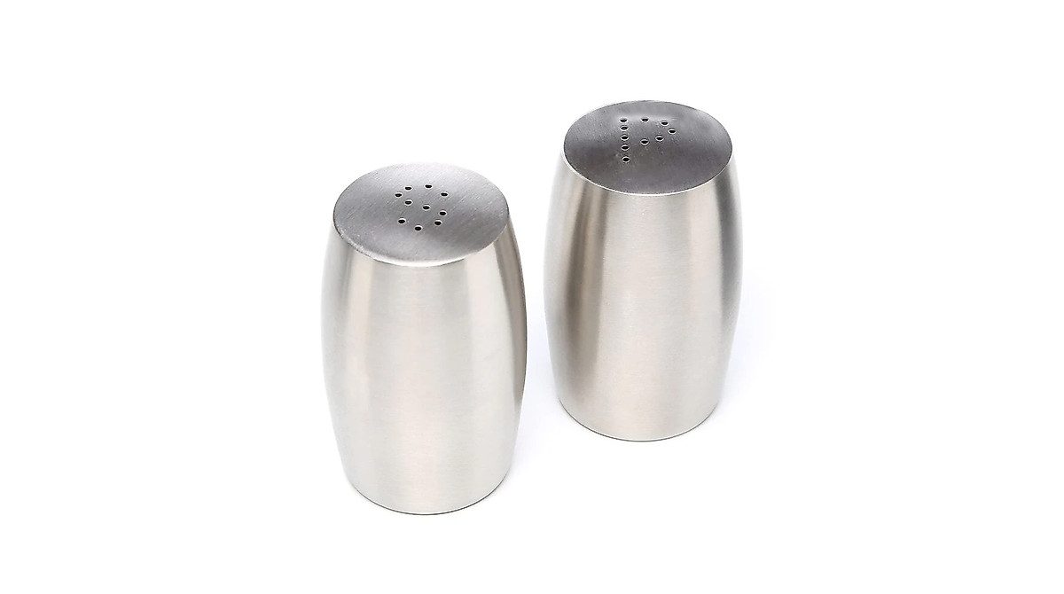 Cuisinox Stainless Steel Salt & Pepper Shaker Set - Elegant & Durable