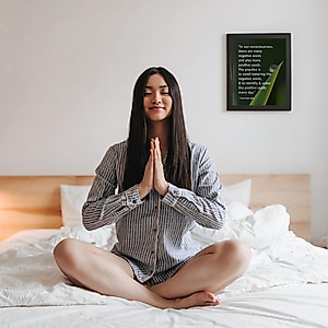 Identify And Water The Positive Seeds Every Da -Thich Nhat Hanh Positive Affirmation Wall Art, Spiritual Wall Decor Print For Home Decor, Office Decor, Apartment Decor, or Zen Room, Unframed - 8x10