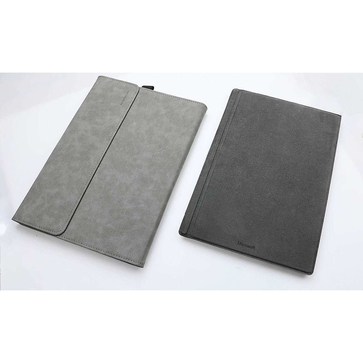 LnarrCase Surface Pro Case for Microsoft Surface Pro 7 / Pro 6 / Pro 5 / Pro 4 12.3 Inch Tablet Multiple Angle Viewing Compatible with Type Cover Keyboard -Grey