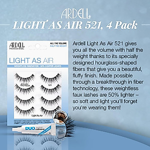 Ardell Light As Air 521 Lashes, 4 pairs in a pack
