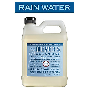 MRS. MEYER'S CLEAN DAY Liquid Hand Soap Refill Scent, Rainwater (Pack of 2)