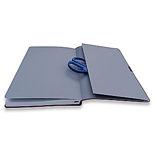 YRL Best Writing Journal/Notebook, College Ruled/Lined, A5 Size, 5.8x8.3", Premium Faux Leather Soft Cover, Creamy Thick Paper, Sewn Bound, Elastic Wrap, Inner Pocket, Pen Loop, Lays Flat, Green