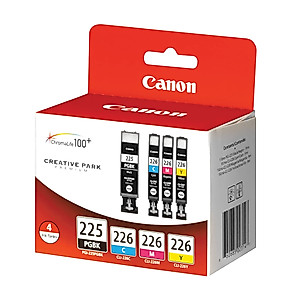 Canon PGI225/CLI226 Color Multi Pack Compatible to iP4820, MG5220, MG5120, MG6120, MG8120, MX882, iX6520, iP4920, MG5320, MG6220, MG8220, MX892