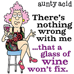 CafePress Aunty Acid: Glass Of Wine Mug Ceramic Coffee Mug, Tea Cup 11 oz
