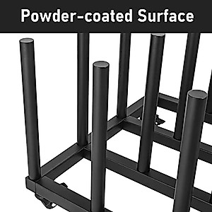 Vinyl Storage Cart Mobile Rack 16 Roll Holder Heavy Duty Digital Media for Mobile Storage Rack Suit for Blueprint/Photography Paper Rolls Organize