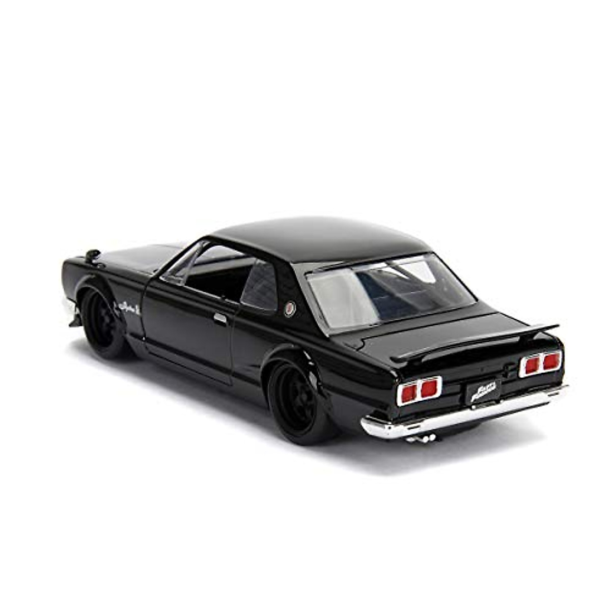Jada Toys Fast & Furious 1:24 Brians's Nissan Skyline 2000 GT-R Die-cast Car, Toys for Kids and Adults (JA99686) , Black