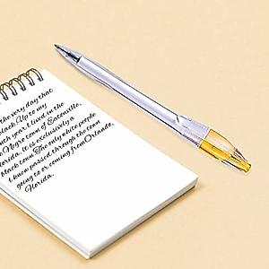 Wanmbo Gel Pens Ink Pens 6pcs Fine Point Rolling Ball Gel Pens Black Ink Smooth Writing and Stylus Pens for Touch Screens (Multicolor2)