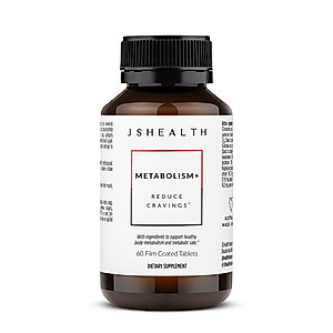 JSHealth Vitamins, Metabolism+ Formula, Healthy Natural Energy Support, Metabolism Maintenance Supplement (60 Capsules)