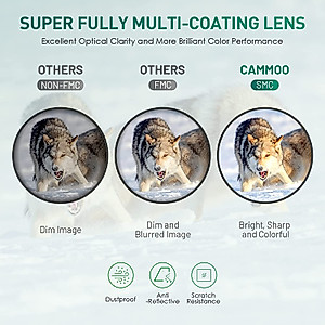 Golf Hunting Rangefinder + 12x42 HD Binoculars Green