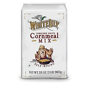 White Lily Enriched White Self-Rising Cornmeal Mix Bag, 5 lb