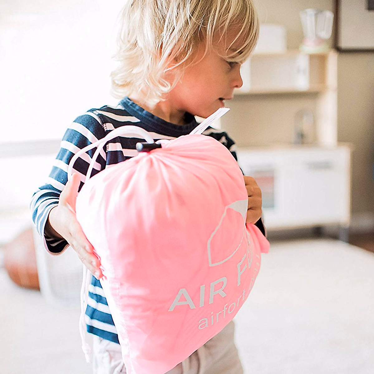 The Original Patented AirFort - Build A Fort in 30 Seconds, Inflatable Fort for Kids, Play Tent for 3-12 Years, A Playhouse Where Imagination Runs Wild, Fan not Included (Pretty in Pink)