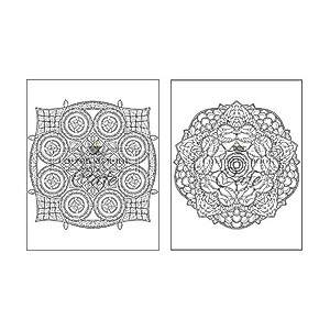 125 Mandalas: An Adult Coloring Book Featuring 125 of the World’s Most Beautiful Mandalas for Stress Relief and Relaxation (Mandala Coloring Books)