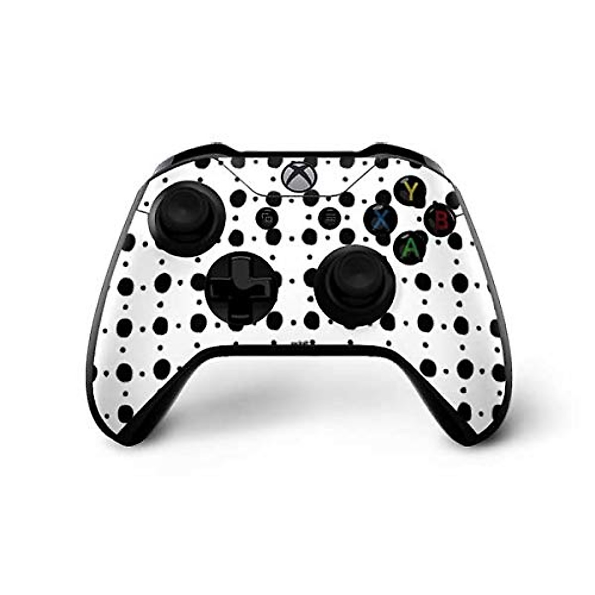 Skinit Decal Gaming Skin Compatible with Xbox One X Controller - Officially Licensed Skinit Originally Designed Grid Dot Polka Dot Design