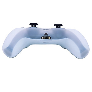 RALAN Controller Cover Silicone, Silicone Controller Cover Skin Protector in Dark Compatible for Ps5 Controller with Thumb Grip x 8,Sticker +L2,R2 caps X2.