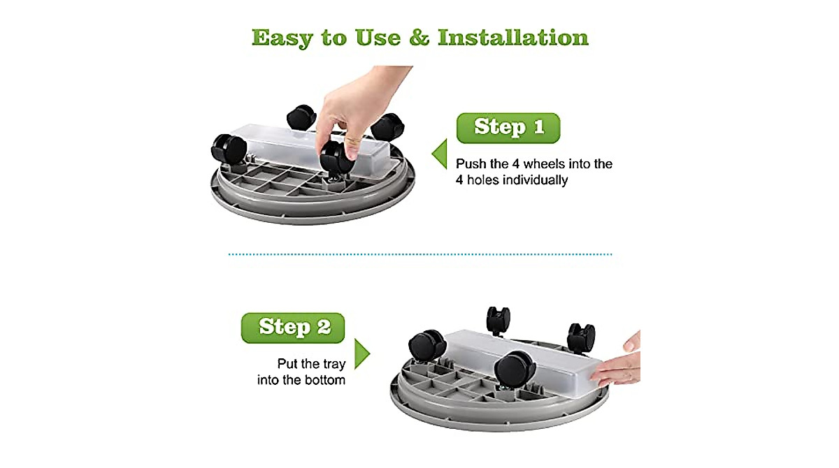 Looca Plant Caddy: Heavy-Duty Rolling Planter Stand