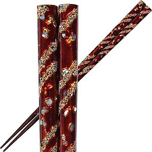 Genroku Wakasa Japanese Chopsticks, 1 Pair, 9.125 Inches Long, Made in Japan