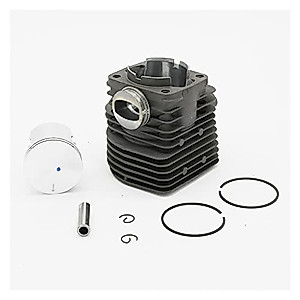 Unbrands Outdoor Power Tools Cylinder Piston 46mm Compatible with Stihl FS420 FS420L FS550 FS550L FR550 FS FR 550 Garden Tools Grass Trimmer Spare Parts Cylinder Piston (Size : FS550 46MM)