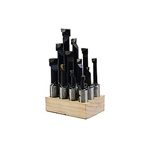 Shars 3/4" C6 Carbide Tipped Boring Bar 12 Pcs Set, 3/4" Shank 404-7146 P{