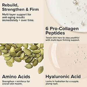 Paula’s Choice Pro-Collagen Multi-Peptide Booster Serum for Wrinkles, Supports Collagen Production with Plumping Hyaluronic Acid & Amino Acids, Fragrance-Free & Paraben-Free, 0.67 Ounces