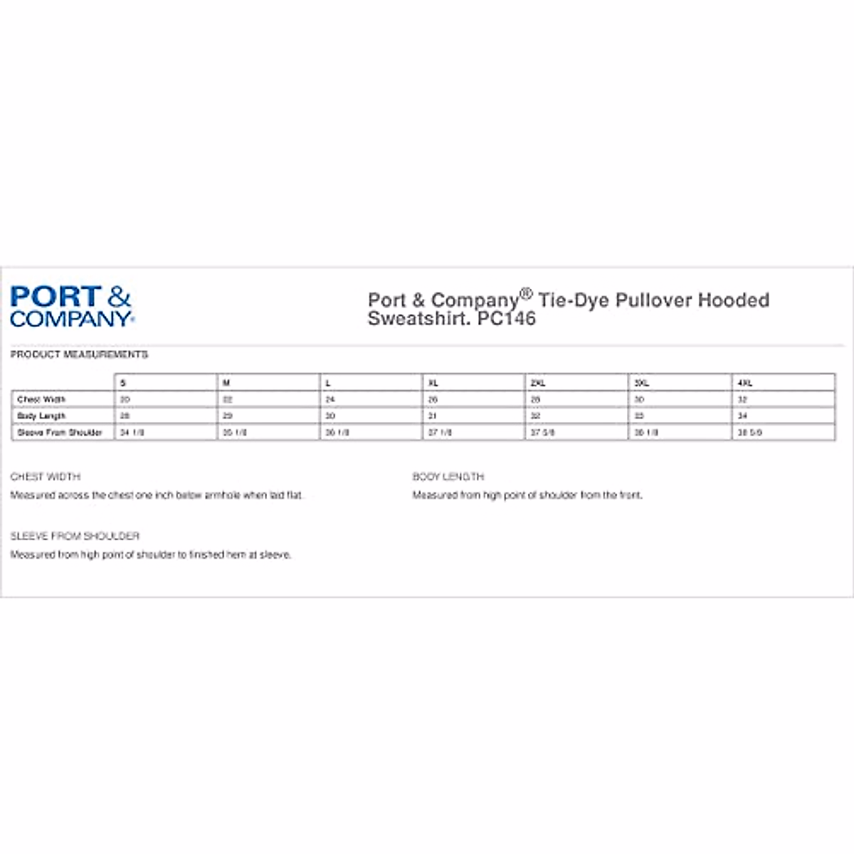 Port & Company Tie-Dye Pullover Hooded Sweatshirt M Purple