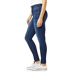 WallFlower Women's Size Juniors InstaSoft High-Rise Sassy Skinny Jeans (Standard, Riverton, 20 Plus