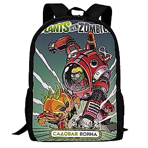RACEK Durable Adventure Zombies Backpacks Novelty 3D Printed Laptop Backpack Travel Camping Hiking Daypack Plants Game Shoulders Bag For Men Women