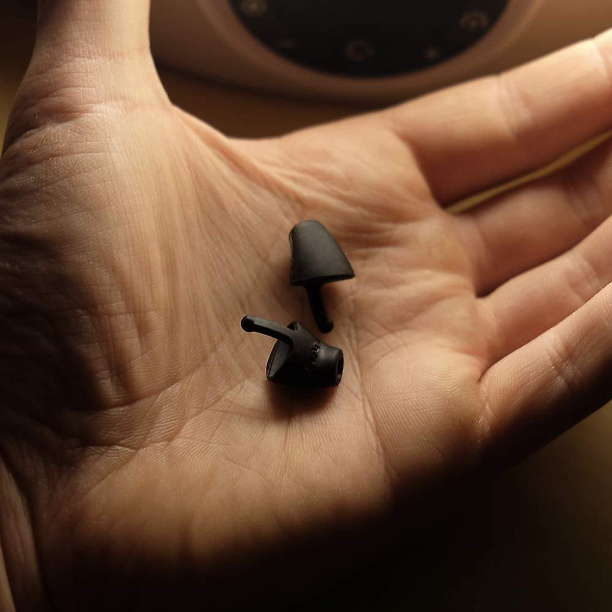 Flare Calmer Night – Sleeping Ear Plugs Alternative – Reduce Annoying Noises Without Blocking Sound – Extra Soft Reusable Silicone – Black