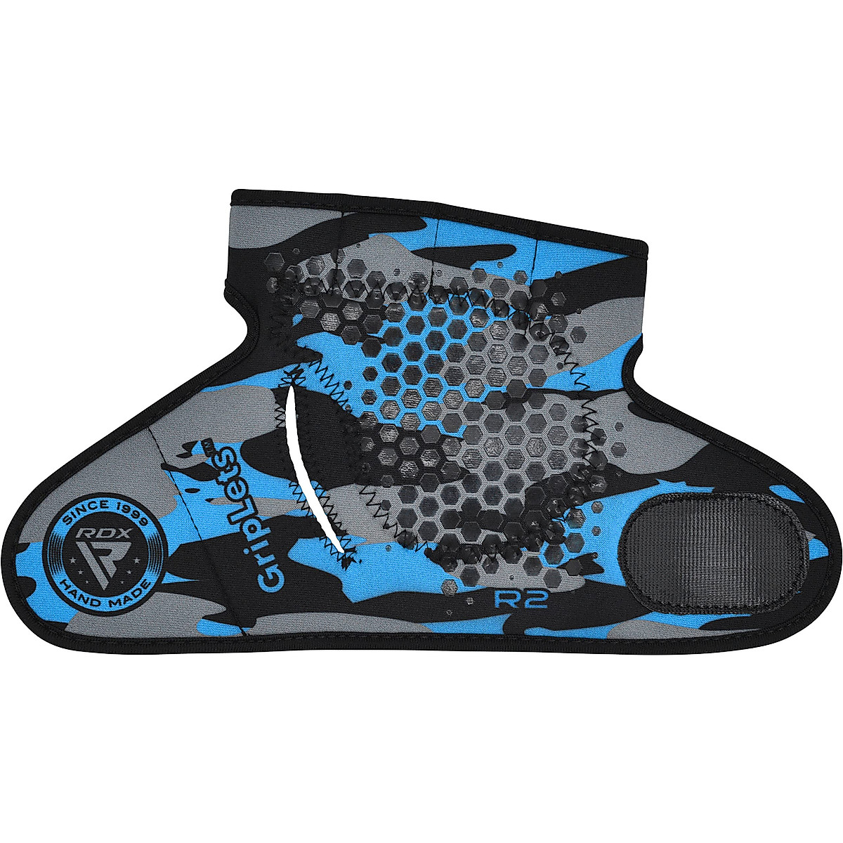 RDX Weight Lifting Gloves Grips, Gym Fitness Workout, Anti Slip Ventilated Open Back Gripper, Strength Training HIIT Exercise Deadlift, Men Women Cycling Rowing Climbing Hanging Pull Ups Gymnastics