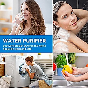 TAISHAN Ultraviolet Water Purifier Sterilizer Filter for Whole House Water Purification,2GPM 21W 110V,1 UV Lamp + 1 Quartz Sleeve