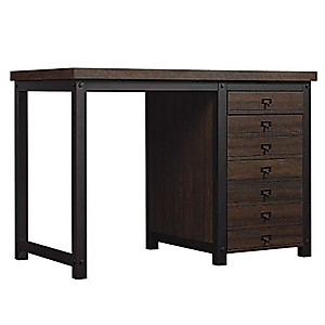 Twin Star Home 52" Uptown Loft Command Central Desk with Drawer - Saw Cut Espresso, OD6490-52-PD01
