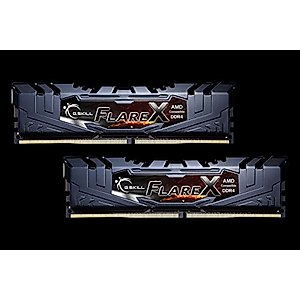 G.Skill Flare X Series 16GB (2 x 8GB) 288-Pin DDR4 2400 (PC4 19200) for AMD Ryzen Desktop Memory Model F4-2400C15D-16GFX