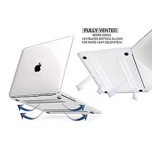 GVTECH Case for MacBook Air 13 inch Crystal Clear Case A1369 A1466, Plastic Hard Shell & Keyboard Cover & Screen Protector for with MacBook Air 13 (2010-2017) (A1369/A1466)