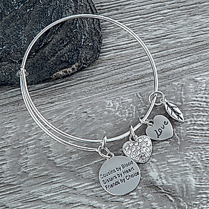 Infinity Collection Cousin Gift, Cousins by Chance, Friends by Choice Charm Adjustable Bangle, Cousin Jewelry for Women- Gift for Cousins