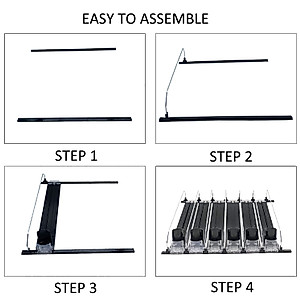 NagTour Drink Organizer for Fridge - Soda Dispenser Display with Smooth and Fast Pusher Glide - Width Adjustable (5, 38CM)