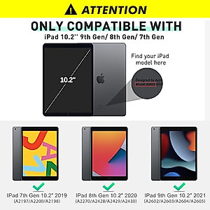 Azmyeuo Cover for iPad 9th/8th/7th Generation, Case for 10.2 Inch iPad 9th/8th/7th Generation 2021/2020/2019 - Premium Folio Stand Case - Auto Wake/Sleep and Multiple Viewing, Sunflower