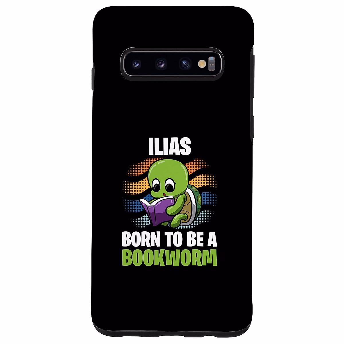 Galaxy S10 Ilias - Born To Be A Bookworm - Personalized Case