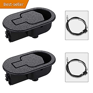 Baridwon 2 Set Recliner Replacement Parts, Durable Recliner Release Pull Handle with Recliner Pull Cable, Repair Replacement Parts Compatible with Most Furniture of Recliner Chair Sofa Couch