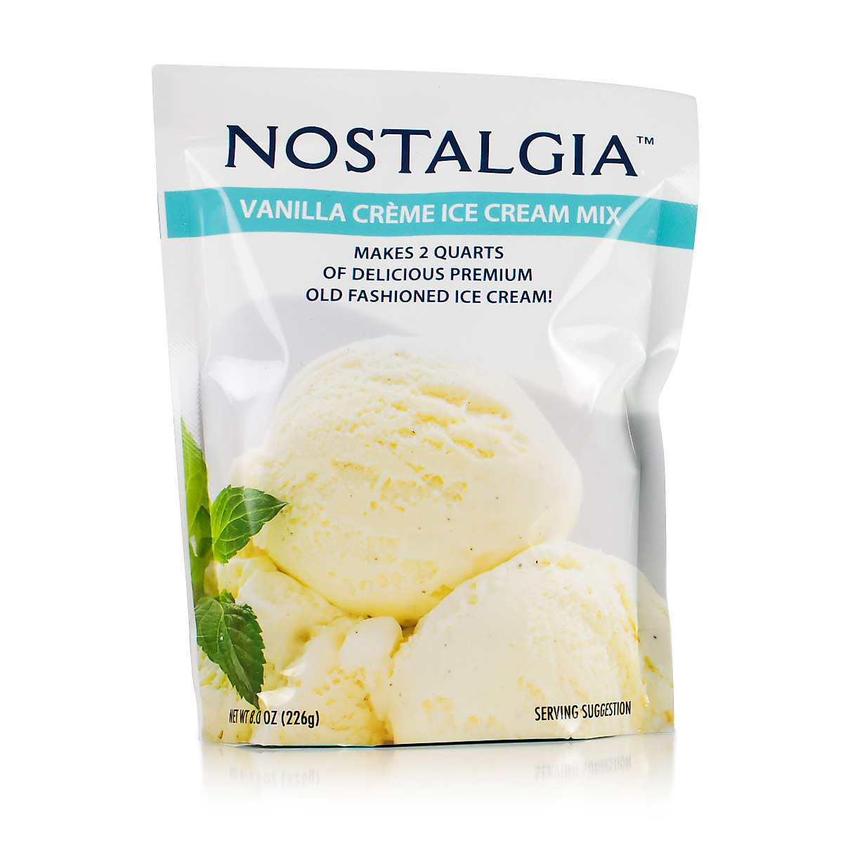 Nostalgia Premium Ice Cream Mix, 8 (8-Ounce) Packs, Makes 16 Quarts Total