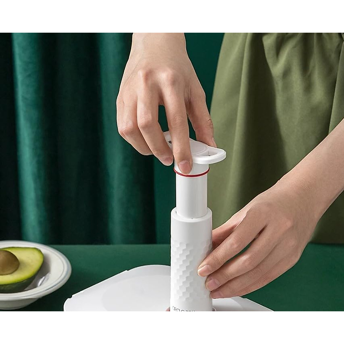 PrepSealer Everyday keep food fresh, Meal Prep, Marinade, Borosilicate Glass Vauum Container - 1Pack