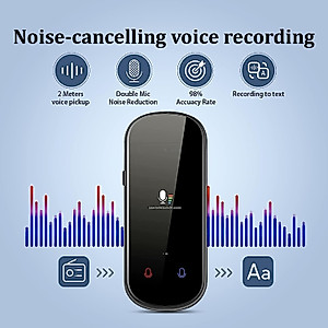 Instant Lanquage Translator Device，Electronic Foreign Language Translators，Two-Way Smart Voice and Photo Pocket Translator Real Time, 138 Languages Supported, Standy 180H, Portable Offline Translatio