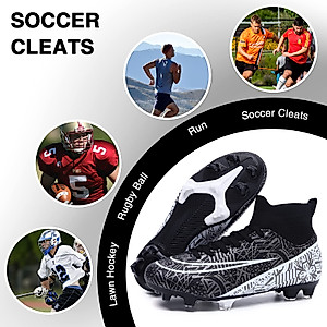 Mens Soccer Shoes Soccer Cleats Women Football Cleats Tacos De Futbol para Hombre Football Shoes for Turf Futsal Shoes Cleats Football Turf Cleats Professional Football Training Boots AG FG