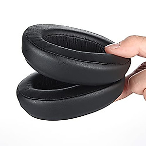 Sumugaric WH-H900N Earpads Replacement Ear Cushions Compatible with Sony WH-H900N/MDR-100ABN Noise Canceling Over-Ear Headphones (Black)