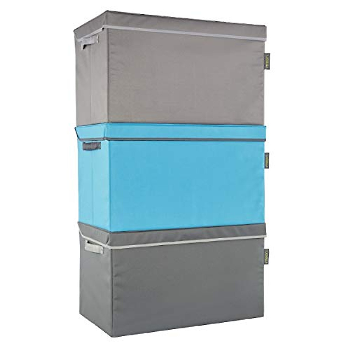 meori Storage Box with Lid, Large, Azure Blue