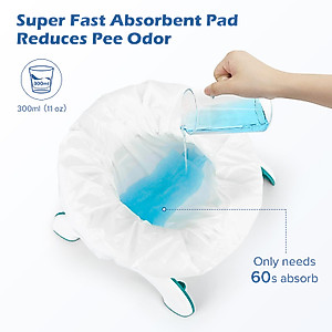 [80 Counts] Disposable OXO Potty Bags, Potty Liners for Portable Potty, Maliton Travel Potty Bags Fit for OXO Tot 2-in-1 Go Potty, Universal Travel Potty Refill Bags Fit Most Potty Chairs for Cleanup