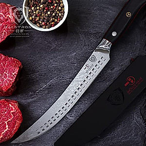 DALSTRONG Butcher Knife - 8 inch - Shogun Series ELITE - Japanese AUS-10V Super Steel - G10 Handle - Vacuum Treated - Meat, Kitchen Slicer - Razor Sharp Breaking Knife - BBQ Knife - Sheath Included
